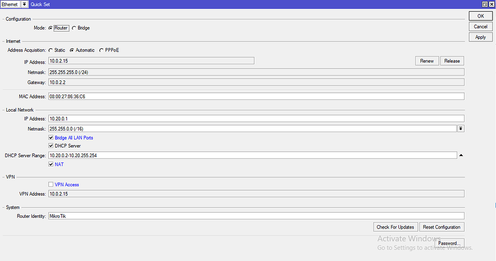 Getting Started With Quick Setup On Mikrotik Mikrotik Forum Zima Cloud